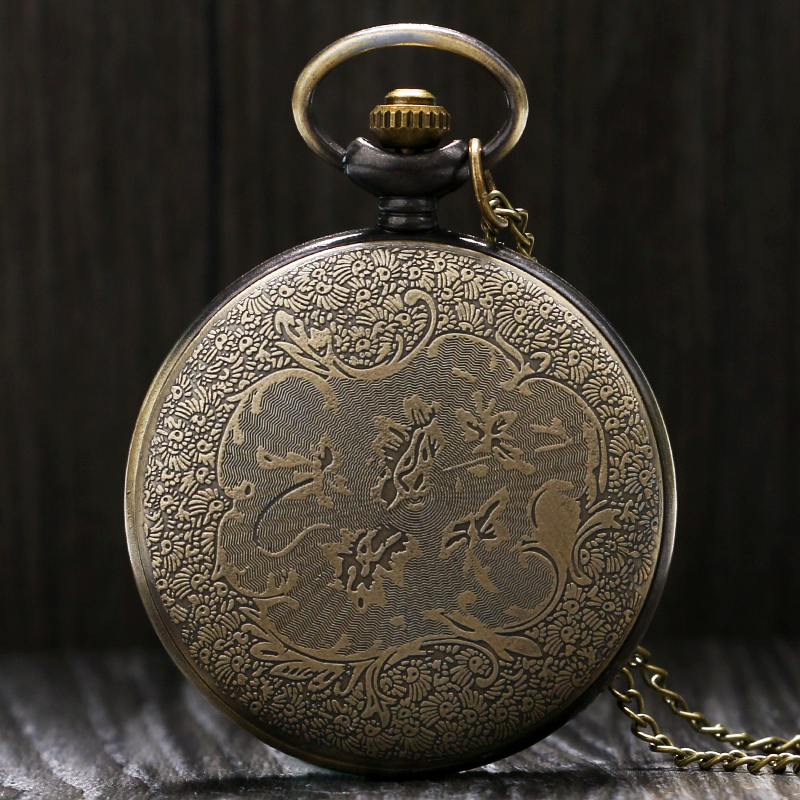 Viking Pocket Watch -Odin Norse Valknut Antique Style